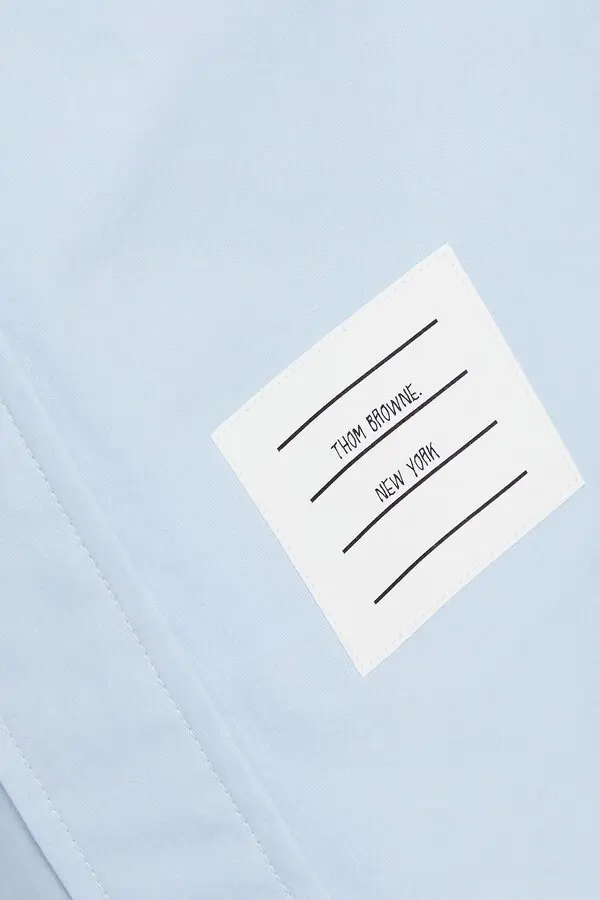 Thom Browne Cotton-poplin Mini Shirt Dress
