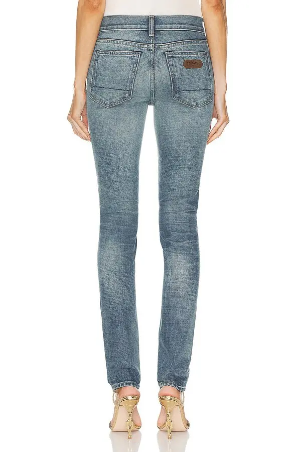 TOM FORD Stone Washed Skinny Jeans