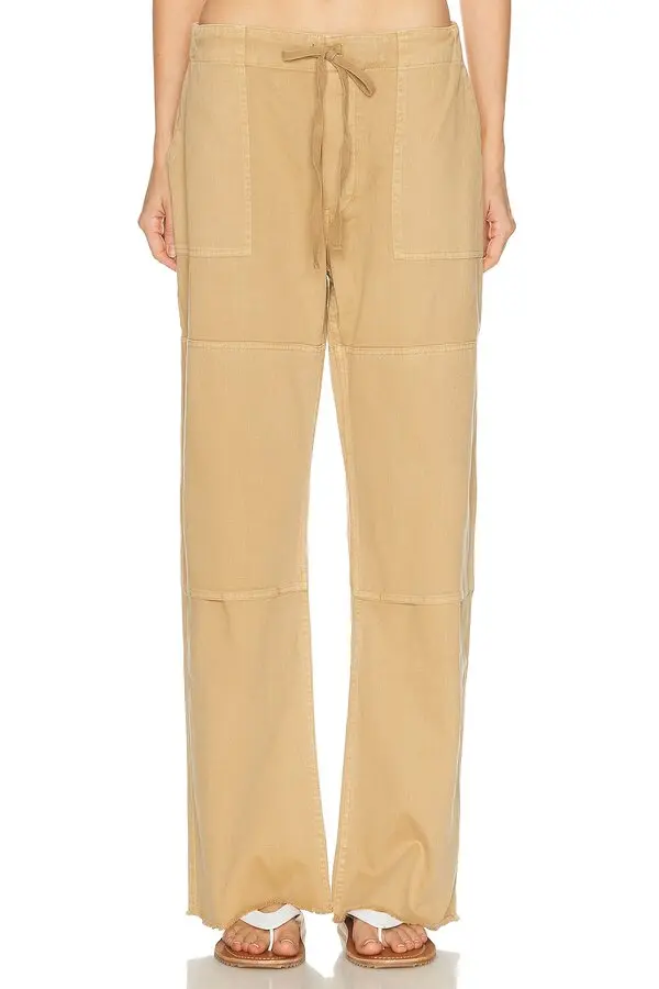 RE/DONE Beach Pant - Washed Khaki