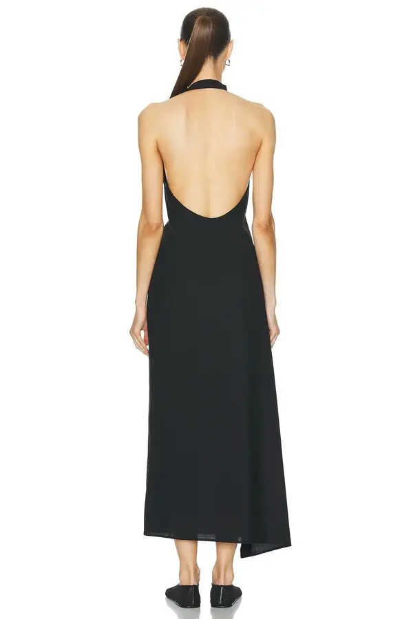 halter maxi dress women Nora Halter Maxi Dress Black / Medium/Large
