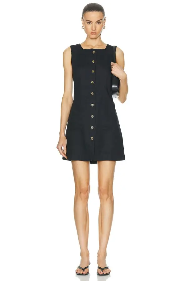 Posse Emma Button Down Mini Dress