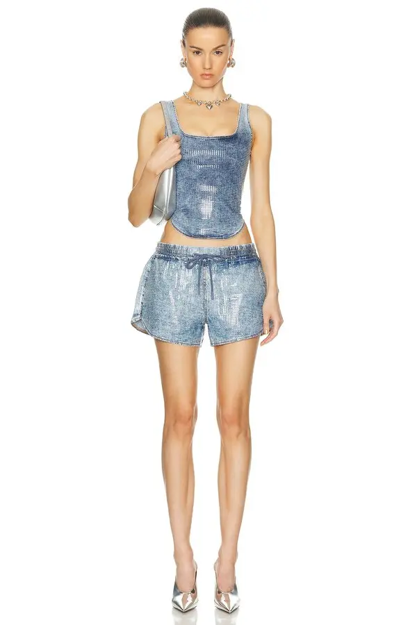 DIESEL® Coated Pull-on Shorts