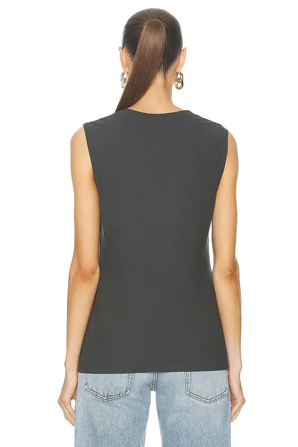 Saint Laurent Jersey Tank Top - Gris