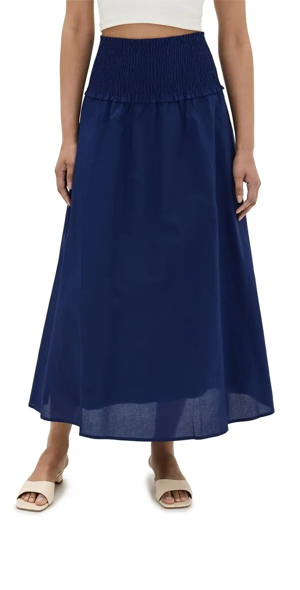 Hill House Home The Delphine Skirt - Navy