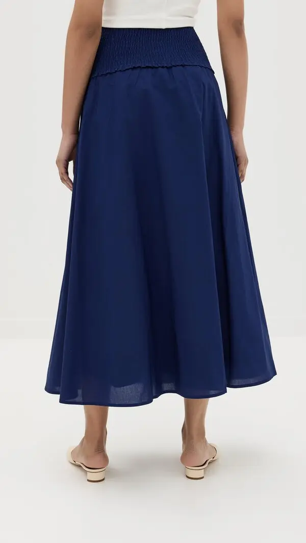 Hill House Home The Delphine Skirt - Navy