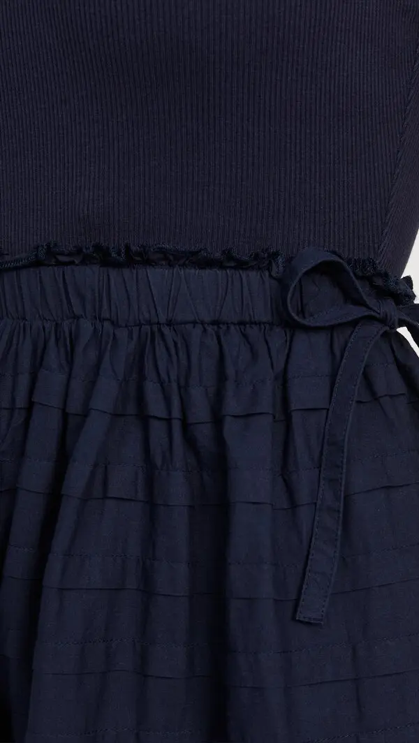 Cinq À Sept Akira Pleated Poplin Dress