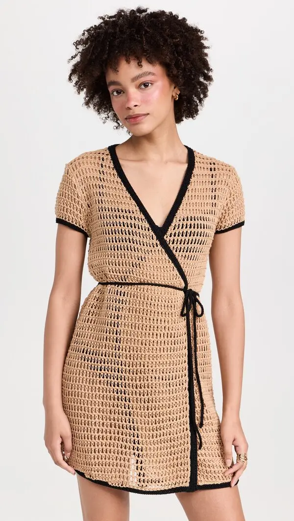Staud Spritz Dress - Natural