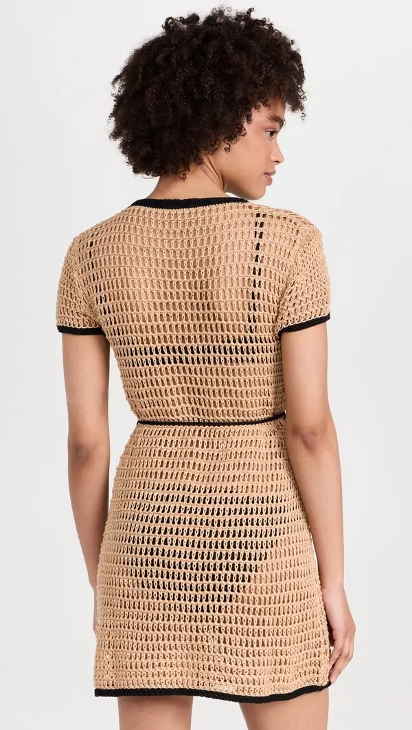 Staud Spritz Dress - Natural