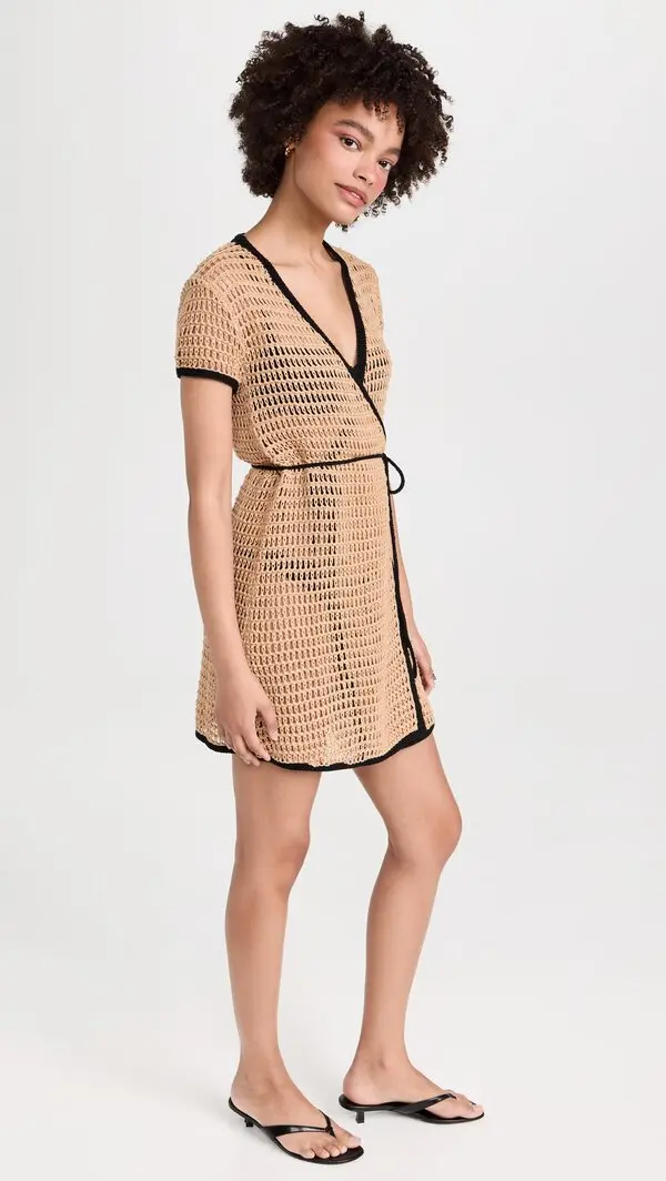 Staud Spritz Dress - Natural