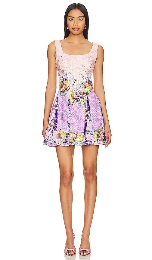 Agua Bendita Kristen Mini Dress - Meadow