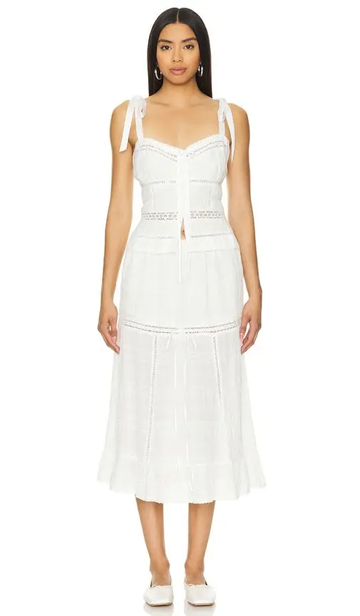 LOBA Valeria Midi Skirt