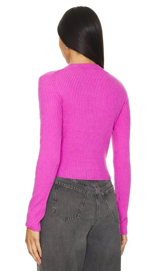 GANNI Cardigan In Pink