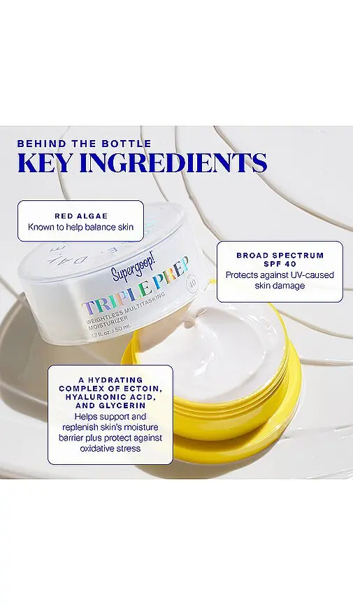Supergoop!® Triple Prep Weightless Daily Moisturizer Spf 40 - N,a
