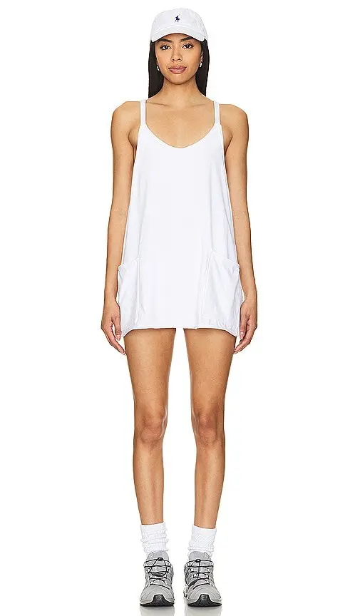 Free People X Hot Shot Mini Dress - White