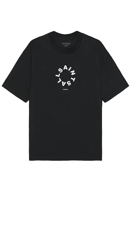 ALLSAINTS Tierra Tee In Black - Jet Black