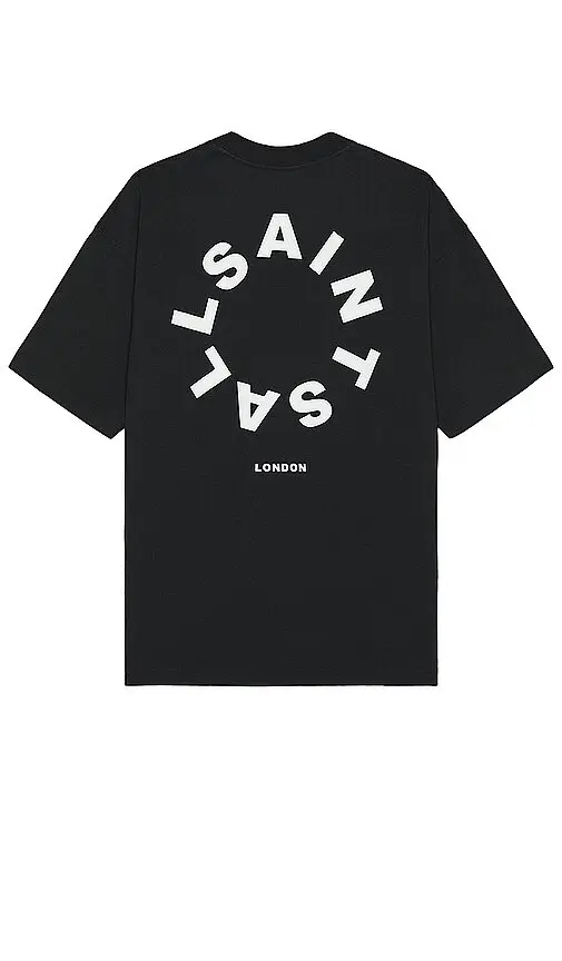 ALLSAINTS Tierra Tee In Black - Jet Black