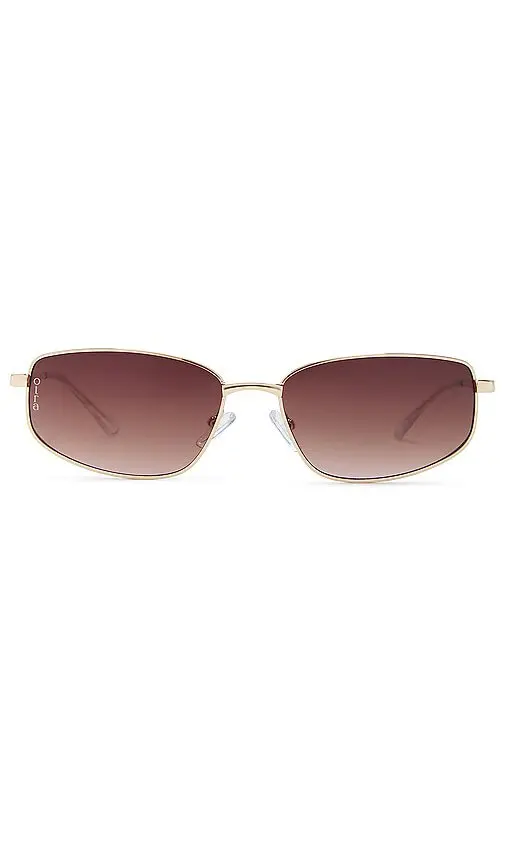 OTRA Willow Sunglasses - Gold & Brown To Pink Fade