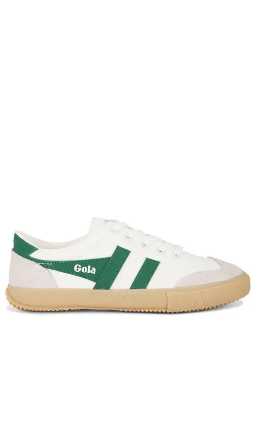 Gola Badminton Sneaker Off White Green Gum Editorialist