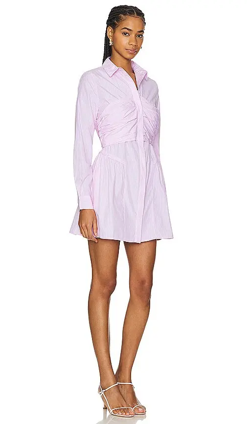 Sovere Evermore Corset Shirt Dress In Musk - 65% Off | Editorialist