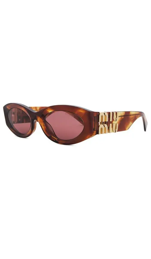 Miu Miu Oval Sunglasses
