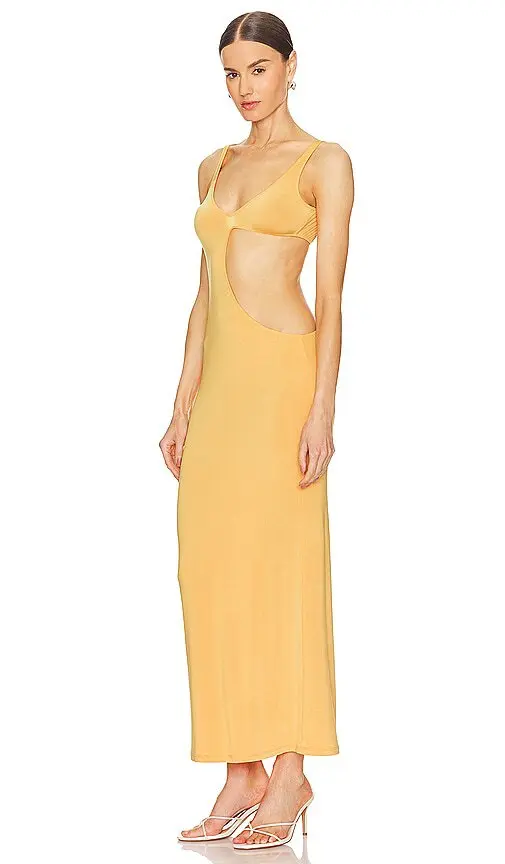 Jade Swim Neri Dress In Yellow In Golden - 75% Off | Editorialist