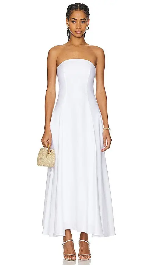 FAVORITE DAUGHTER The Favorite Linen Dress - White