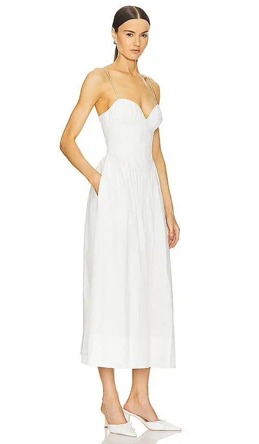 Ronny Kobo Carmine Dress - Optic White