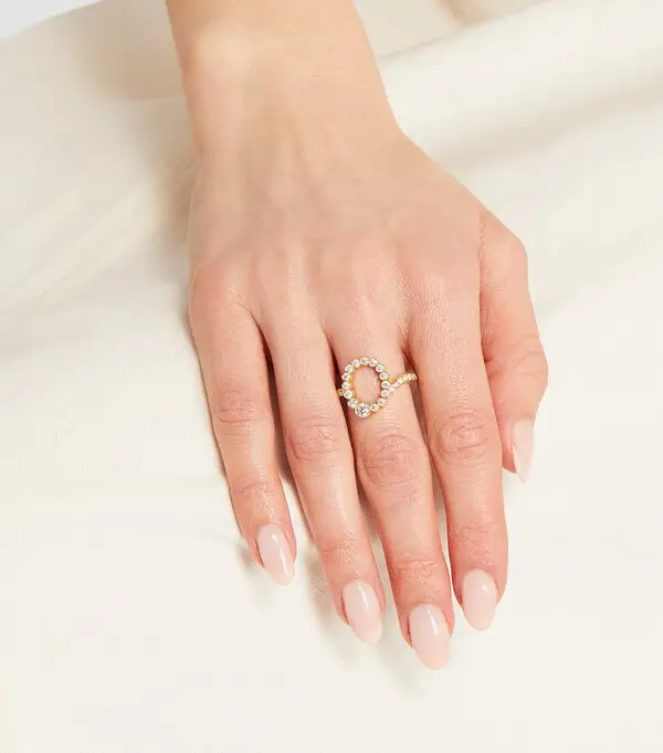 Sophie Bille Brahe Ensemble Initial Ring - Gold
