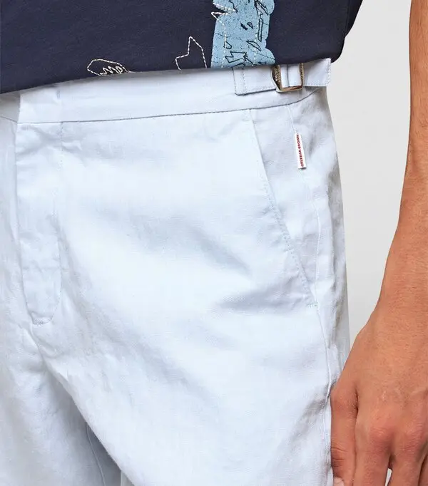 Orlebar Brown Linen Norwich Shorts