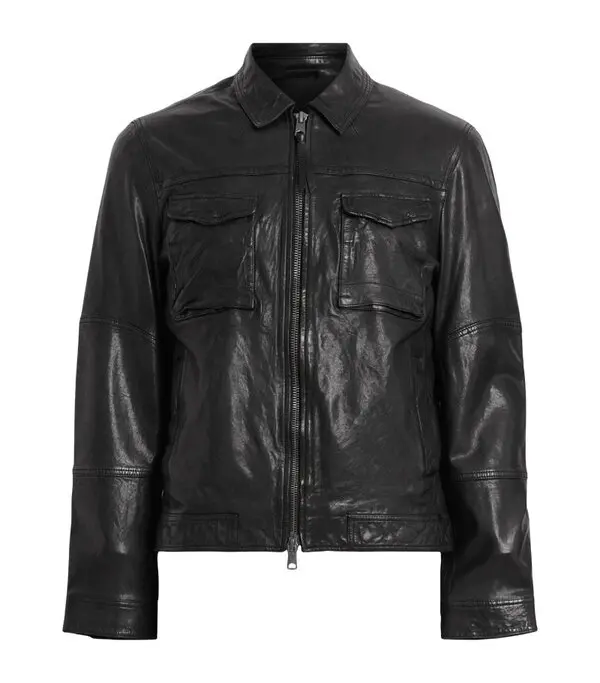 ALLSAINTS Leather Whilby Jacket