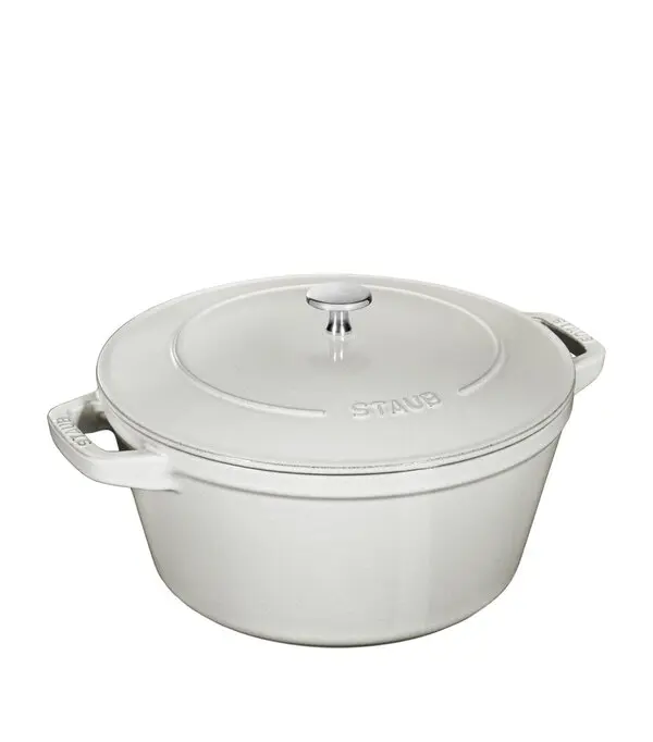 STAUB 3-piece Round Stackable Cocotte Set