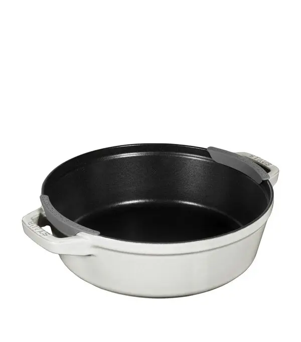 STAUB 3-piece Round Stackable Cocotte Set
