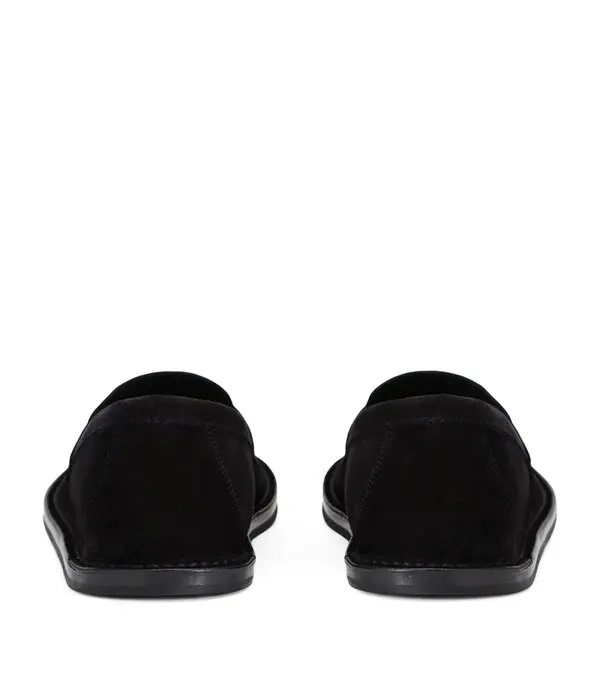 THE ROW Cary Leather Loafers