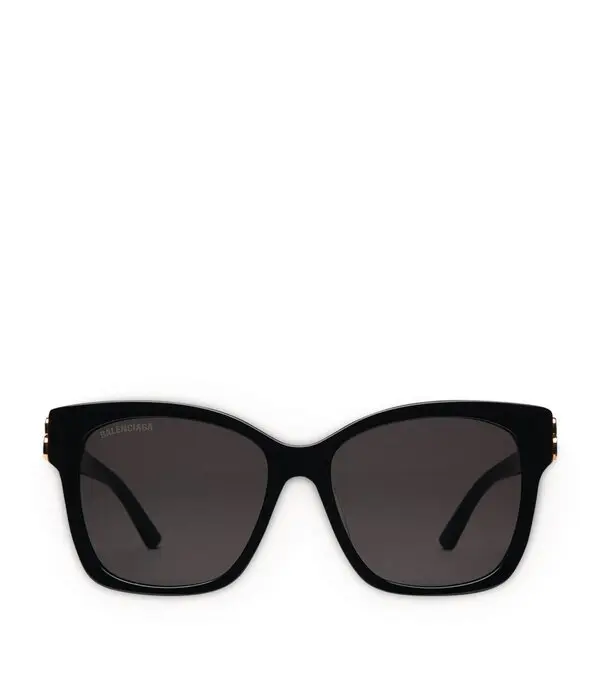 Balenciaga Bb' Dynasty Square Sunglasses - Black