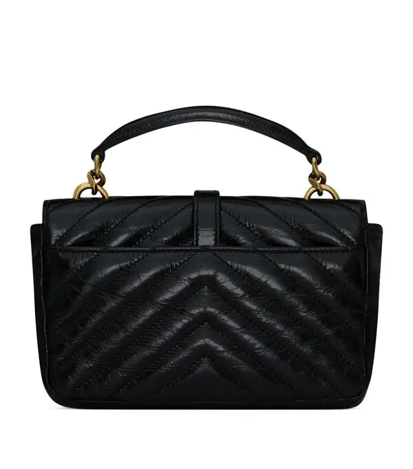 Saint Laurent Collège Mini Shoulder Bag - Black