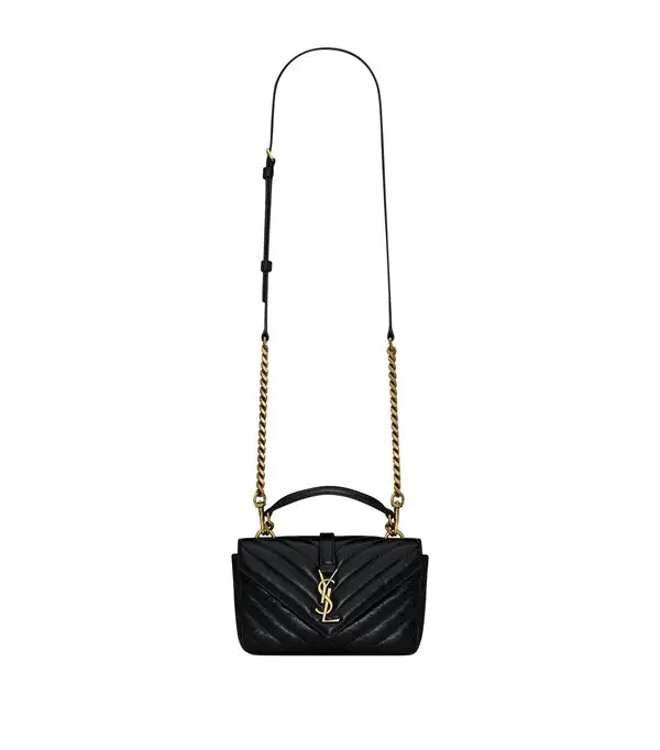 Saint Laurent Collège Mini Shoulder Bag - Black