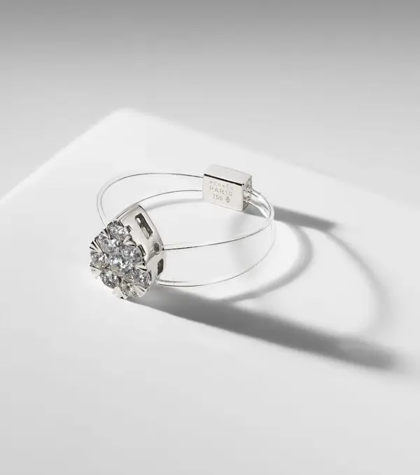 PERSEE Persée Floating Diamond Ring - Silver