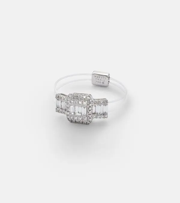 PERSEE Persée Floating Diamond Ring - Silver