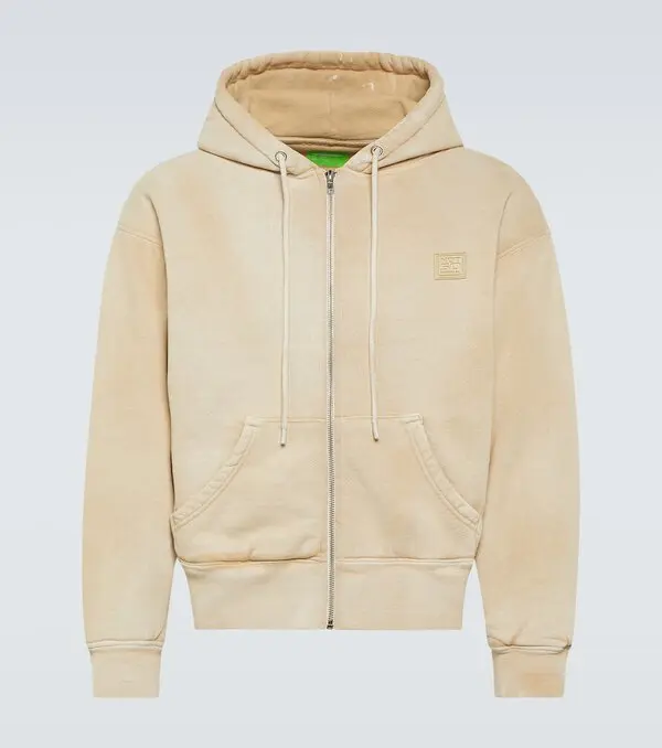 NOTSONORMAL Cotton Jersey Zip-up Hoodie