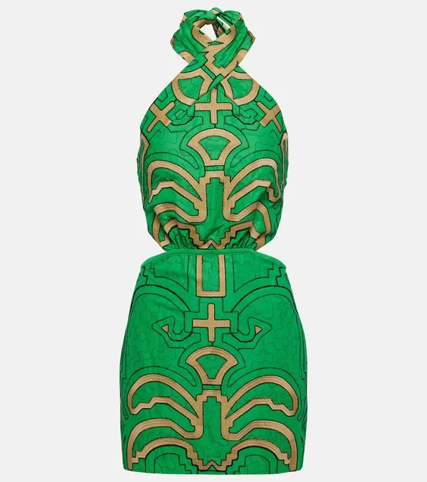 Johanna Ortiz Cotton Minidress