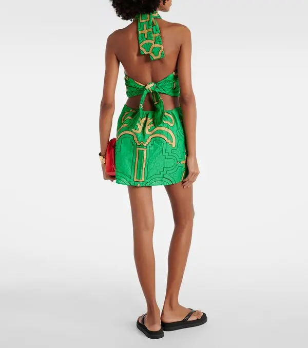 Johanna Ortiz Cotton Minidress