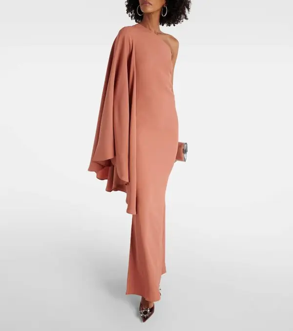 TALLER MARMO Sifnos One-shoulder Gown