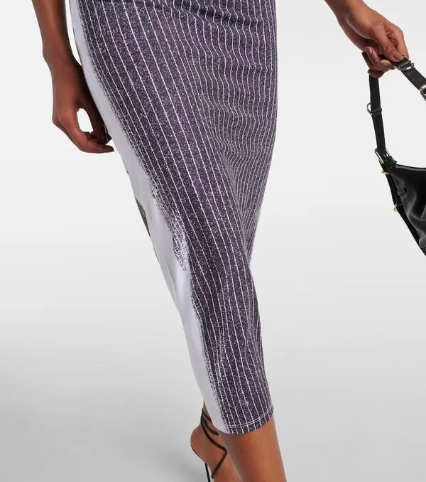JEAN PAUL GAULTIER Trompe L'œil Jersey Midi Dress