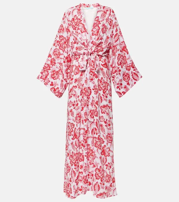 Melissa Odabash Wisdom Floral Wrap Dress - Multicoloured