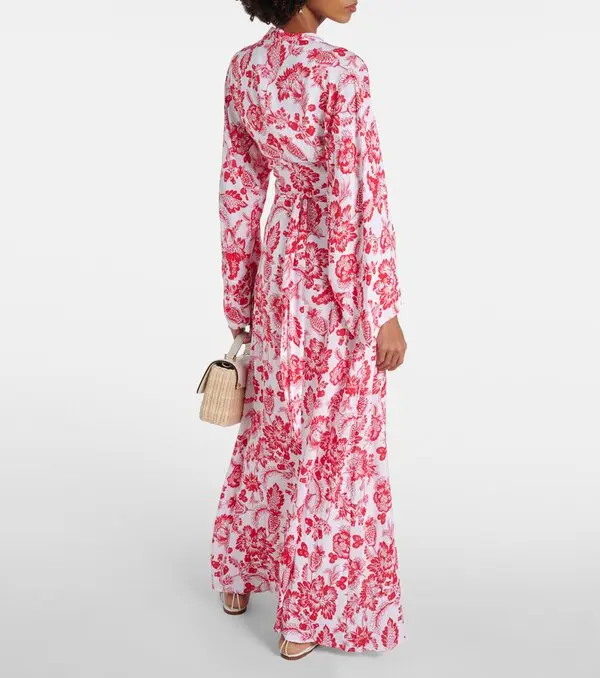 Melissa Odabash Wisdom Floral Wrap Dress