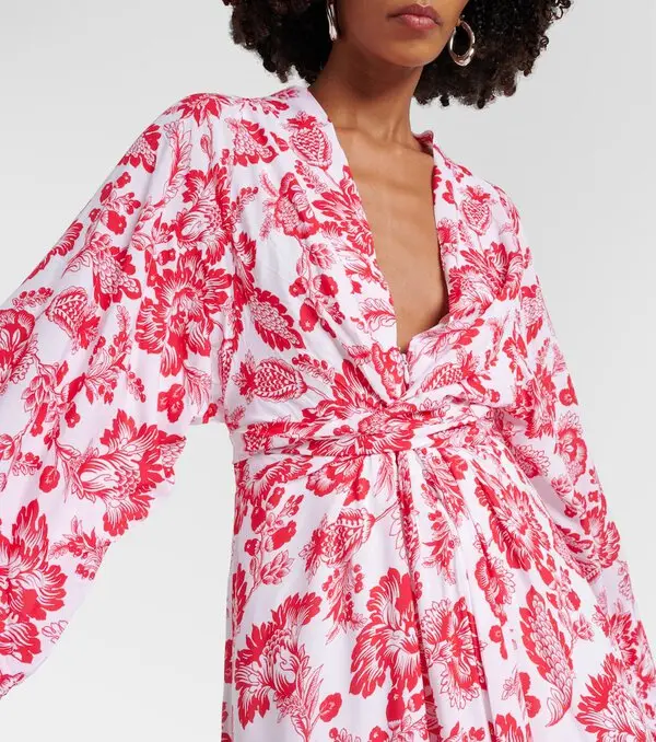 Melissa Odabash Wisdom Floral Wrap Dress