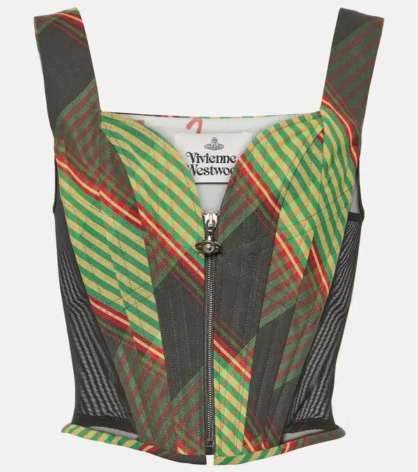VIVIENNE WESTWOOD Classic Tartan Corset - Multicoloured