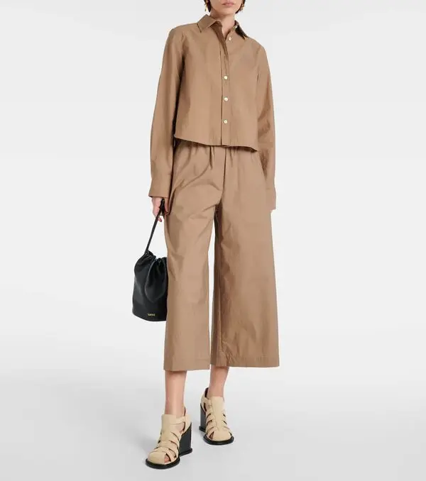 Loewe Campo Suede Wedge Sandals