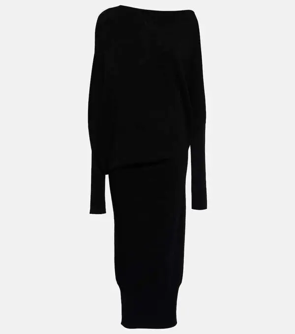 Wolford Draped Jersey Sweater Dress
