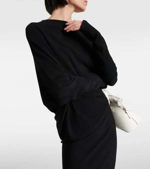 Wolford Draped Jersey Sweater Dress